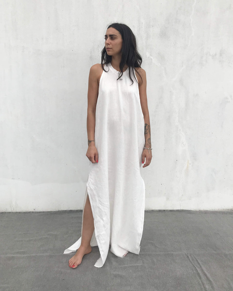 LINEN OVER TANK DRESS – Totum Project
